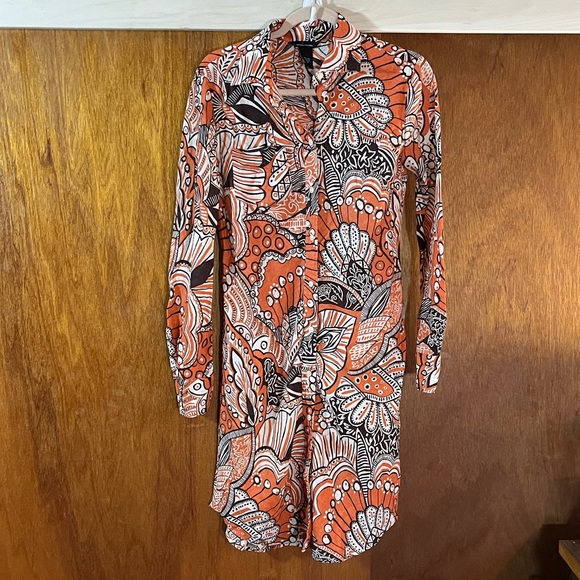 Moda International | Dresses | Linen Shirt Dress By Moda International ...